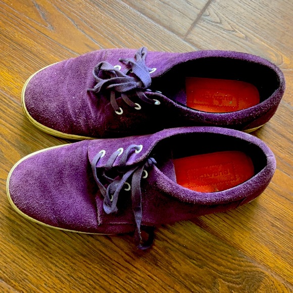 Bugatchi | Shoes | Very Cool Bugatchi Purple Suede Sneaker Shoes | Poshmark